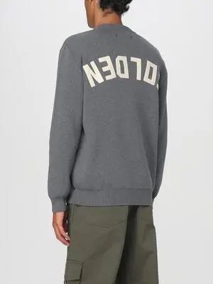 GOLDEN GOOSE Cotton Blend Knit Sweater - Grey