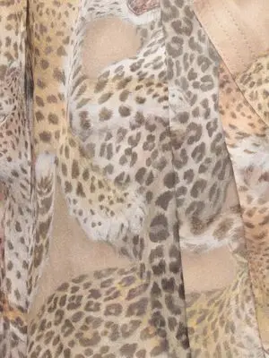 Zimmermann Printed Silk Trousers - Beige