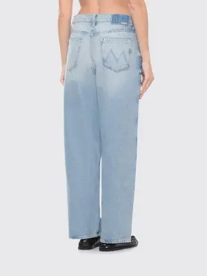 MOTHER Wide Leg Cotton Denim Jeans