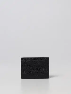Thom Browne Grained Leather Credit Card Holder