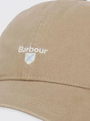 Barbour Embroidered Logo Baseball Cap - Beige