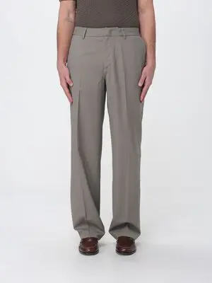 Emporio Armani Wool Wide-leg Trousers