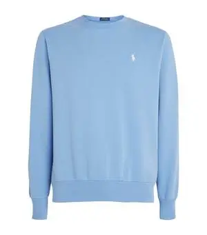 Polo Ralph Lauren Cotton Loopback Fleece Crewneck Sweatshirt - Blue