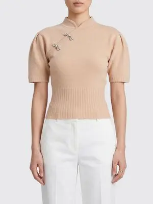 Simone Rocha Highneck Cashmere Jumper - Pink