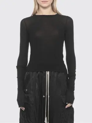 Rick Owens Viscose And Silk Knit Top