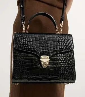 ASPINAL OF LONDON Mayfair Top-handle Bag - Black