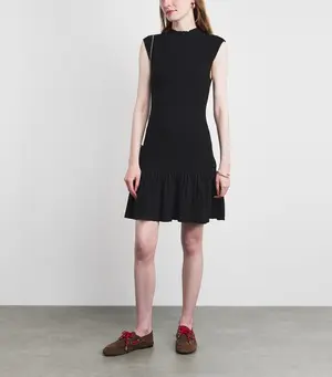 Claudie Pierlot Knitted Mini Dress - Black