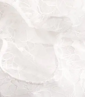 FLEUR DU MAL Lace Jasmine Flutter Thong - Ivory
