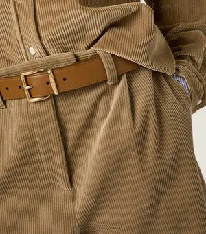 Miu Miu Corduroy Wide Leg Shorts
