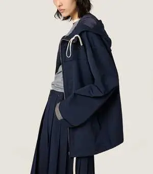 Miu Miu Ripstop Hooded Jacket