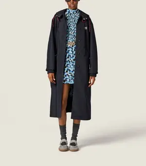 Miu Miu Technical Hooded Coat