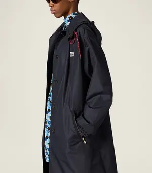 Miu Miu Technical Hooded Coat