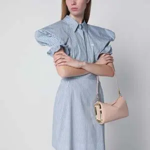 Marc Jacobs Snapshot Crossbody Bag In Grained Leather - Pink