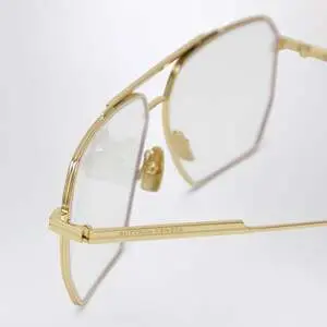 Bottega Veneta Aviator Sunglasses - Transparent