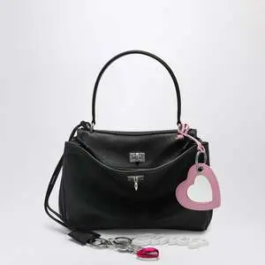 Balenciaga Small Rodeo Bag In Smooth Calf Leather With Charm - Black