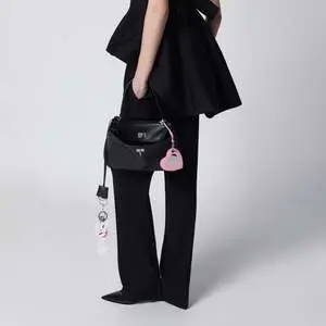 Balenciaga Small Rodeo Bag In Smooth Calf Leather With Charm