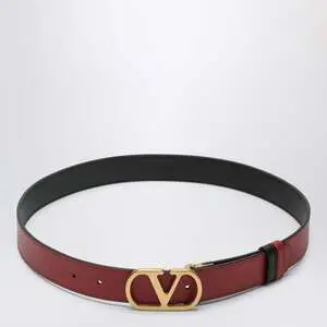Valentino Garavani Reversible Vlogo Signature Belt - Black