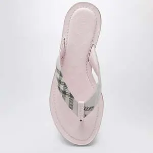 Burberry Pavilion Check Pattern Sandals - Pink
