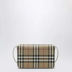 Burberry Hampshire Check Pattern Bag - Beige