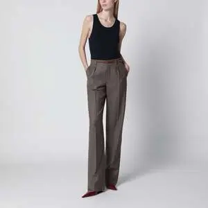 Saint Laurent Cassandre Ribbed Cotton Jersey Tank Top