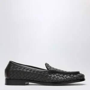 Bottega Veneta Silenzio Intrecciato Nappa Loafers - Brown