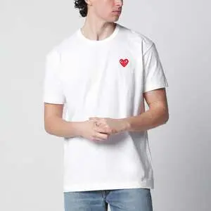 Play Comme Des Garcon Cotton T-shirt - White