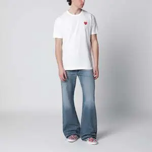 Play Comme Des Garcon Cotton T-shirt - White