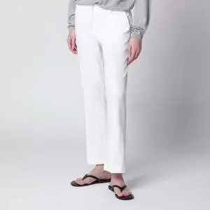 PT TORINO Mid-rise Flared Cotton Trousers
