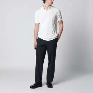 SANTANIELLO Cotton-blend Trousers
