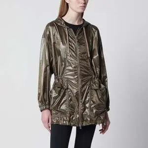 Herno Shiny Nylon Parka - Green
