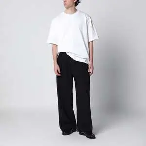 THESTROY Pinstriped Inno Trousers In Viscose Blend