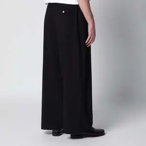 THESTROY Pinstriped Inno Trousers In Viscose Blend