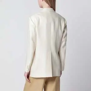 Tagliatore Linen Single-breasted Blazer - Beige