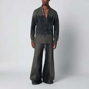 Rick Owens Wide-leg Denim Pants - Multicolor