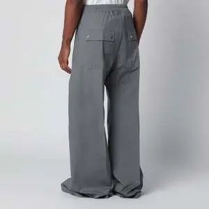 Rick Owens Wide Leg Cotton Trousers