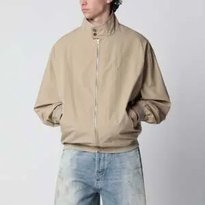MAISON MARGIELA Cotton-blend Zip-up Jacket - Beige