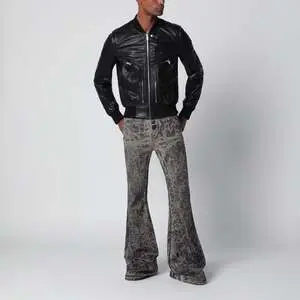 Rick Owens Bauhaus Flight Leather Jacket
