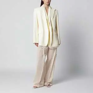 Sportmax Viscose Blend Blazer With Double Collar