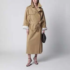 THE FRANKIE SHOP Riva Cotton Trench Coat