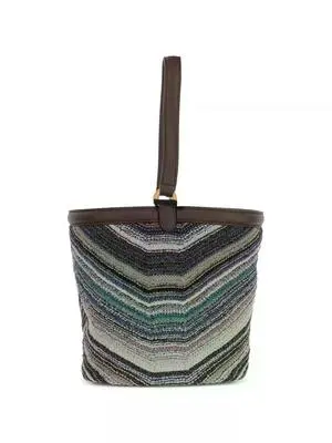 Missoni Chevron Knit Shoulder Bag - Blue