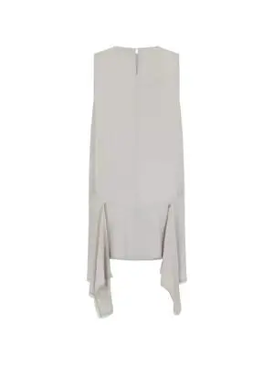 Fabiana Filippi Asymmetric Sleeveless Top