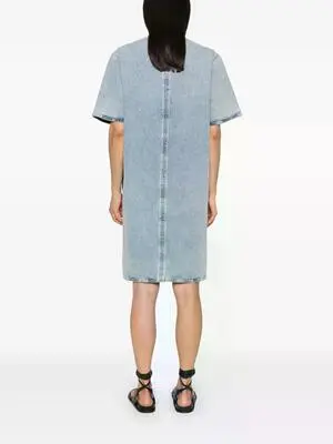 TOTEME Short-sleeve Denim Midi Dress