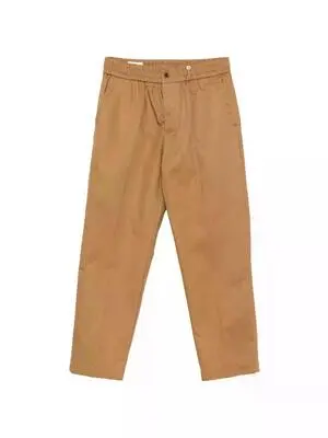 MYTHS Elasticated-waistband Trousers - Brown