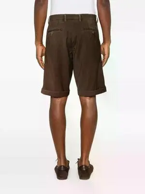 MYTHS Pleated Shorts - Brown