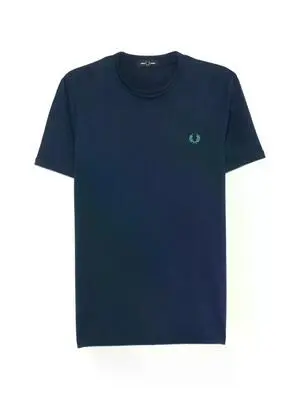 Fred Perry Cotton T-shirt - Blue