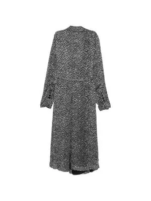 SAPIO Shawl-lapel Coat - Black