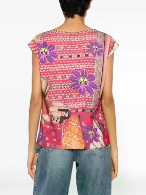 The Artistylist Graphic-print Sleeveless Top