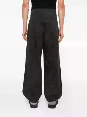 STAY HUMAN ON EARTH Camouflage-pattern Trousers