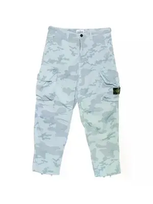 Stone Island Light Wash Bottoms For Men