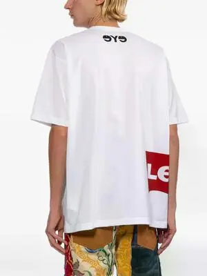 Junya Watanabe X Levi's Logo-print T-shirt - Neutrals
